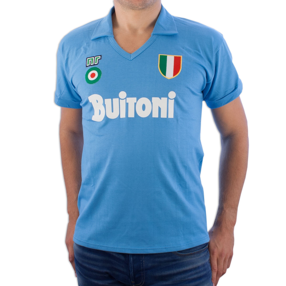 Napoli retro maillot 1987-1988 Buitoni - Maillots-Football.com